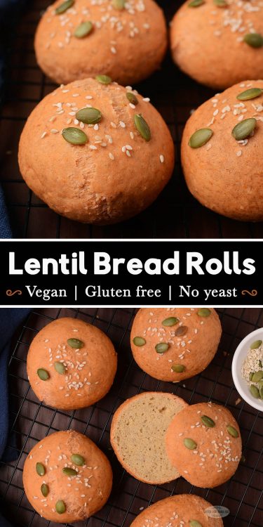 Red Lentil Bread Gluten Free Vegan